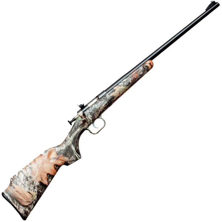 Crickett M-Oak Natural Camouflage Bolt Action Rifle - 22 WMR (22 Mag ...